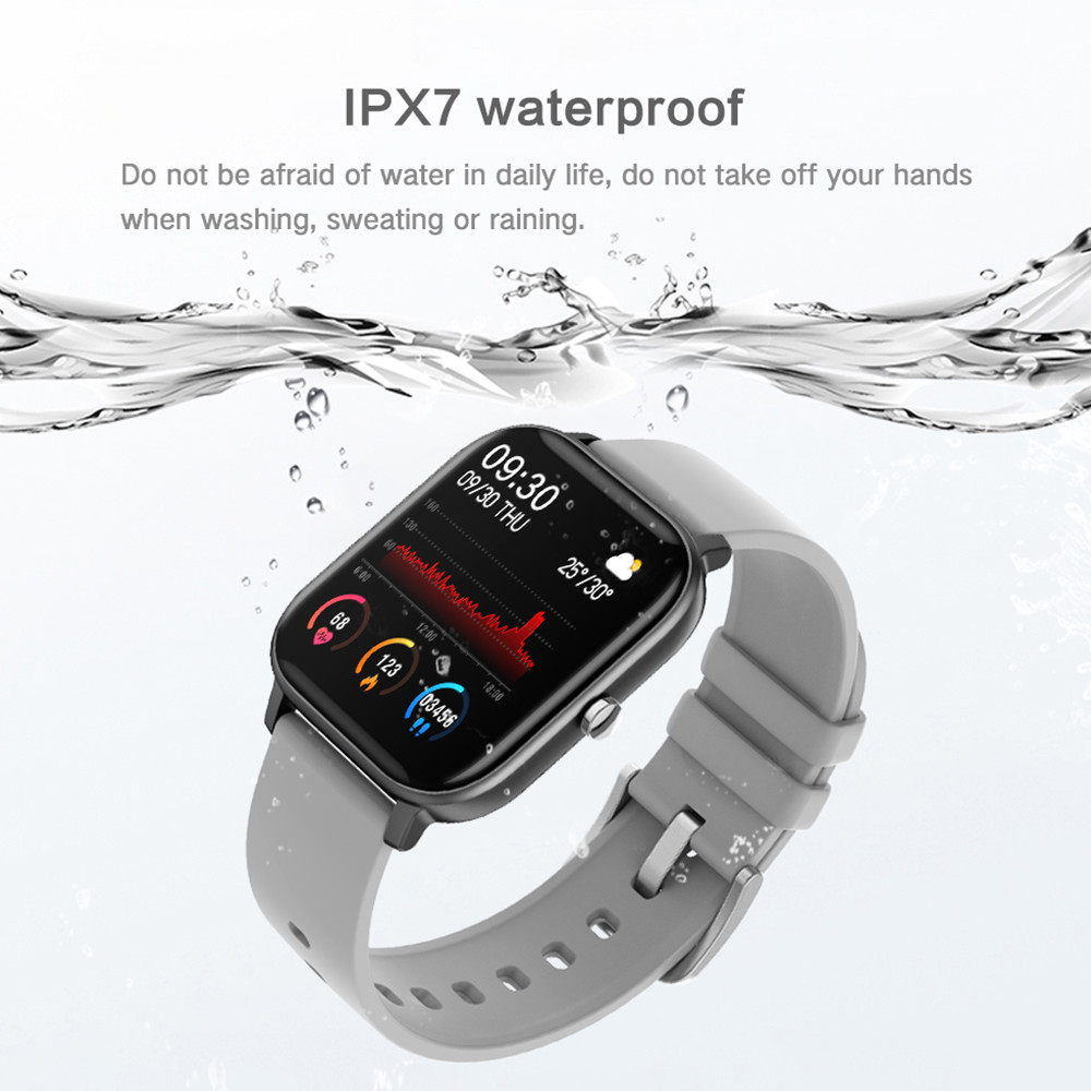 Real Time Message Push IP67 Level Sport Bracelet P8 Multiple Color Choices