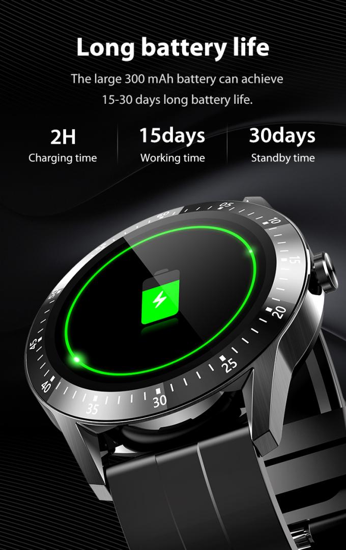 ROHS Aprroval RTL8762C Bluetooth Sport Smart Watch 15Days Standby